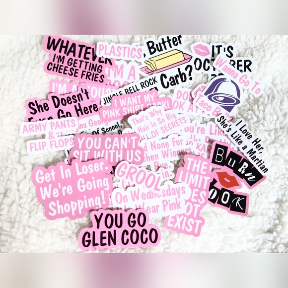 Design | Mean Girls Stickers Burn Book Glen Coco Its October 3rd Grool ...